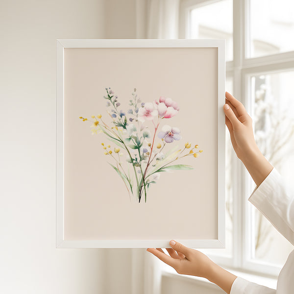 Bunny Nursery Prints | Whimsical Rabbit Wall Art Set of 3 - La Paper ...
